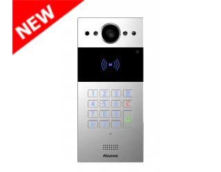 Akuvox R20K On-Wall Mounted IP Video Door Phone with Keypad & RFID Card ...