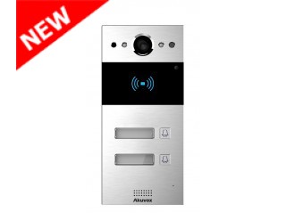 Akuvox R20BX2 On-Wall Mounted IP Video Door Phone with 2 Buttons & RFID ...