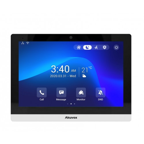 Akuvox C319A Android IP Indoor Unit with 10-inch Capacitive Touch Screen