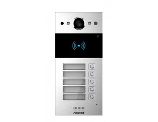Akuvox R20BX5 On-Wall Mounted IP Video Door Phone with 5 Buttons & RFID ...