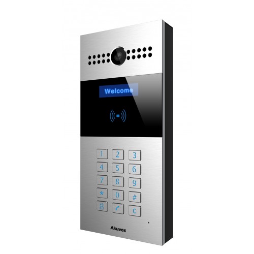 Akuvox R27A On-Wall Mounted IP Video Door Phone with Keypad & RFID Card ...