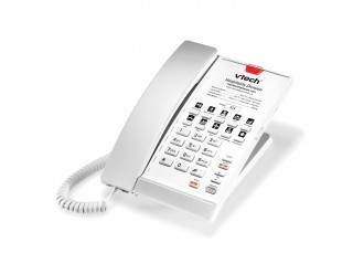 Alcatel Lucent - VTech A2210 Silver-Pearl Contemporary Analog Corded ...