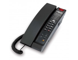 Alcatel Lucent - VTech A2211 Matte-Black Contemporary Analog Corded ...