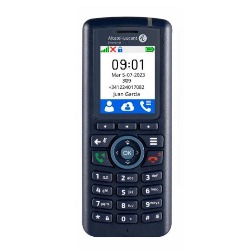 Alcatel Lucent 8214 DECT Handset with Battery, Desktop Charger and ...